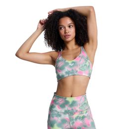 Sporttop Roxy "Heart Into It Pt", Damen, Gr. M, oil gr&uuml;n all heart, Obermaterial: 75% recyceltem Polyester, 25% Elasthan;, Tops Sporttop