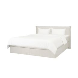 H&ouml;ffner Boxspringbett 160x200 in creme Lunor &brvbar; Ma&szlig;e (cm): B: 160 H: 105 &raquo; H&ouml;ffner