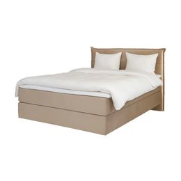 H&ouml;ffner Boxspringbett 140x200 in beige Lunor &brvbar; Ma&szlig;e (cm): B: 140 H: 105 &raquo; H&ouml;ffner