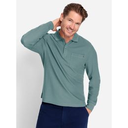 Poloshirt Catamaran "Langarm-Poloshirt", Herren, Gr. 48/50, gr&uuml;n (jade), 60% Baumwolle, 40% Polyester, unifarben, Shirts