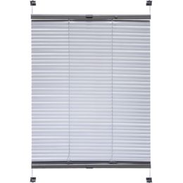 Jalousie Liedeco "Klemmfix-Aluminiumjalousie" Gr. 3, silber (silberfarben), B:75cm H:130cm, Jalousien