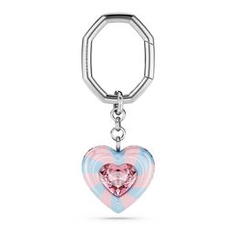 Swarovski Schl&uuml;sselanh&auml;nger 'Key' Damen Gr&ouml;&szlig;e One Size hellblau / hellpink / silber