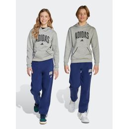 adidas Sportswear Sporthose 'Essentials Collegiate' Jungen Gr&ouml;&szlig;e 152 graumeliert / schwarz