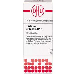 DHU-Arzneimittel Tartarus Stibiatus D 12 Globuli 10 g