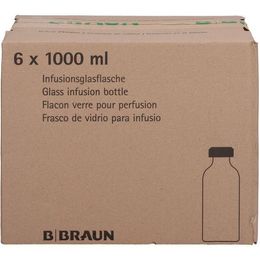 B.Braun Aqua Ad injectabilia m.Combikappe Infusionslsg. 6X1000 ml