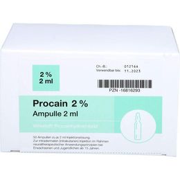 Procain pharmarissano 2% Inj.-Lsg.Ampullen 2 ml 100 ml