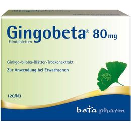 betapharm Gingobeta 80 mg Filmtabletten 120 St