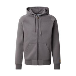 Carhartt Work In Progress Carhartt WIP Sweatjacke 'Chase' Herren Gr&ouml;&szlig;e L grau