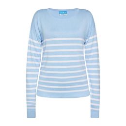SANIKA Pullover Damen Gr&ouml;&szlig;e S hellblau / wei&szlig;