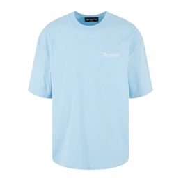 Dropsize Shirt 'Embo' Herren Gr&ouml;&szlig;e XXL hellblau / wei&szlig;