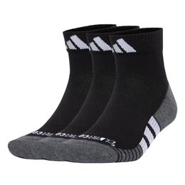 adidas Performance Sportsocken 'Performance CLIMACOOL Cushioned Quarter 3-Pack' Herren Gr&ouml;&szlig;e 40/42 graumeliert / schwarz / wei&szlig;