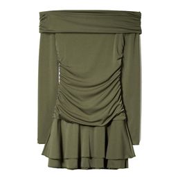 Bershka Kleid Damen Gr&ouml;&szlig;e 36 khaki Winterkleid