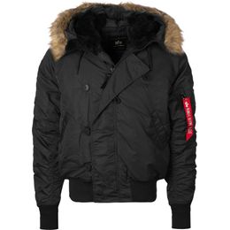 Alpha Industries Winter Jacket 'N2B' male Black size XXXL