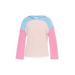 SANIKA Sweatshirt Damen Gr&ouml;&szlig;e L hellbeige / hellblau / pink / wei&szlig;
