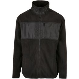 Urban Classics Fleecejacke Herren Gr&ouml;&szlig;e L schwarz