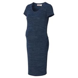 Esprit Maternity Umstand Kleid Damen Gr&ouml;&szlig;e 34 blaumeliert Winterkleid