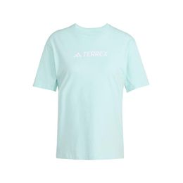 adidas terrex Sportshirt Damen Gr&ouml;&szlig;e XL aqua / wei&szlig;