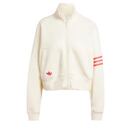 adidas originals Zip-Up Hoodie 'Neuclassics' female White size XXL
