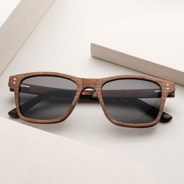 Holzkern Sonnenbrille The Extrovert (Walnuss/Walnuss)