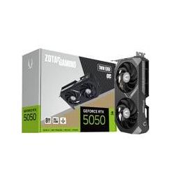Zotac GeForce RTX 5050 Twin Edge OC 8GB, Grafikkarte DLSS 4, 3x DisplayPort, 1x HDMI 2.1