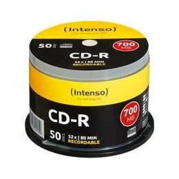 Intenso CD-R 700 MB, CD-Rohlinge 52fach, 50 St&uuml;ck
