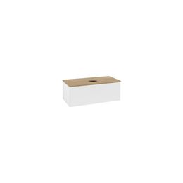 Villeroy & Boch V&B Waschtischunterschrank ohne Frontstruktur Antao 100x36x50cm, HL, WBP hon. Oa, wh. m Lac ; Villeroy & Boch (K31051MT)