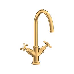 Hansgrohe Zwei-Griff-Waschtischarmatur 210 Axor Montreux A 175mm, m KrG, m ZugstAblGar, po g opt (16502990)