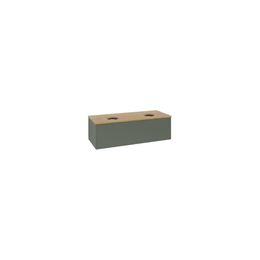 Villeroy & Boch V&B Waschtischunterschrank ohne Frontstruktur Antao 120x36x50cm, WBP hon. Oa, lea gre. m Lac ; Villeroy & Boch (K35011HL)