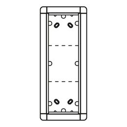 RITTO Portier AP-Rahmen si 3-fach, 133x326mm 1883320)