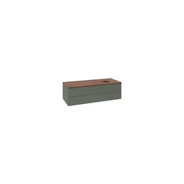Villeroy & Boch V&B Waschtischunterschrank ohne Frontstruktur Antao 120x36x50cm, WBP w. wal, lea gre. m Lac ; Villeroy & Boch (K23012HL)