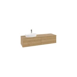 Villeroy & Boch V&B Waschtischunterschrank ohne Frontstruktur -Beleuchtung Antao 160x50cm, HL, WBP-farbe hon. Oa, hon. Oa ; Villeroy & Boch (L37051HN)