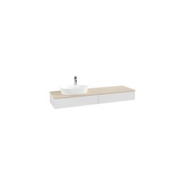 Villeroy & Boch V&B Waschtischunterschrank ohne Frontstruktur -Beleuchtung Antao 160x50cm, HL, WBP botti., glo wh. Lac ; Villeroy & Boch (L15053GF)