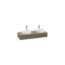 Villeroy & Boch V&B Waschtischunterschrank ohne Frontstruktur, mit Beleuchtung Antao 120x19x50cm, HL, WBP hon. Oa, le g. m La ; Villeroy & Boch (L13051HL)