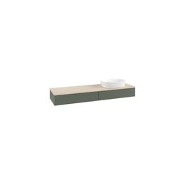 Villeroy & Boch V&B Waschtischunterschrank mit Frontstruktur -Beleuchtung Antao 160x50cm, WBP botti., lea gre. m Lac ; Villeroy & Boch (L16113HL)