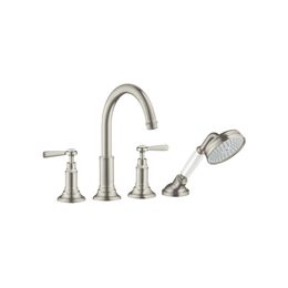 Hansgrohe Fertigmontageset Axor Montreux 4-L-Fliese-Ar, m Hebelgr., Edelstahl-Optik (16554800)