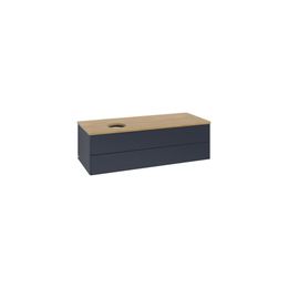 Villeroy & Boch V&B Waschtischunterschrank ohne Frontstruktur, mit Beleuchtung Antao 120x36x50cm, WBP hon. Oa, md bl. m Lac ; Villeroy & Boch (L22011HG)