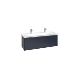 Villeroy & Boch V&B Waschtischunterschrank Subway 3.0 127,2x42,9x47,8cm, m LE/Gr AL g, Mar bl. ; Villeroy & Boch (C601L0VQ)
