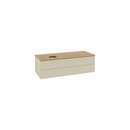 Villeroy & Boch V&B Waschtischunterschrank ohne Frontstruktur, mit Beleuchtung Antao 120x36x50cm, WBP hon. Oa, si Gr m Lac ; Villeroy & Boch (L22011HJ)