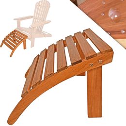 Casaria Fu&szlig;st&uuml;tze Akazienholz f&uuml;r Adirondack Gartenstuhl