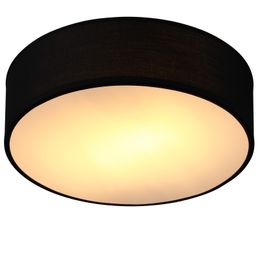 Monzana Deckenlampe Schwarz Stoff &Oslash;30cm