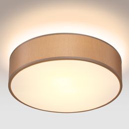 Monzana Deckenlampe Taupe Stoff &Oslash;38cm