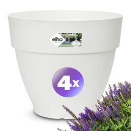 Gardebruk Blumentopf 4er-Set Wei&szlig; 20x17cm 3,2L