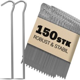 Gardebruk Heringe 150er-Set Stahl &Oslash;3,5mm verzinkt
