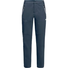 Jack Wolfskin GLASTAL WINTER Softshellhose Herren - Gr&ouml;&szlig;e 52 - blau