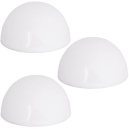 Monzana LED Solarleuchte 3er-Set halbrund