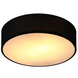 Monzana Deckenlampe Schwarz Stoff &Oslash;38cm