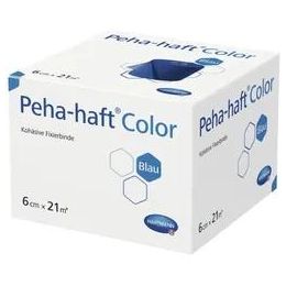 Hartmann Peha-Haft Color Fixierb. Latexfrei 6cm x 21M Blau 1 ST