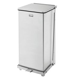 Rubbermaid Tretabfalleimer Defenders , Volumen 95 l, Edelstahl