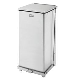 Rubbermaid Tretabfalleimer Defenders , Volumen 49 l, Edelstahl