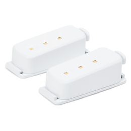 Tchibo - 2 LED-Schranklichter - 7x3x2,2cm - wei&szlig; - Kunststoff